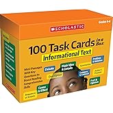 Amazon.com: 100 Task Cards in a Box: Figurative Language: Mini-Passages ...