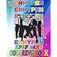 Enhypen Coloring Book for Fan Teen Men Women: A Jumbo Colouring for ...