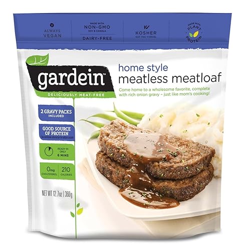 Gardein Meatless Meatloaf, Protein Packed Beef Replacement, Contains ...