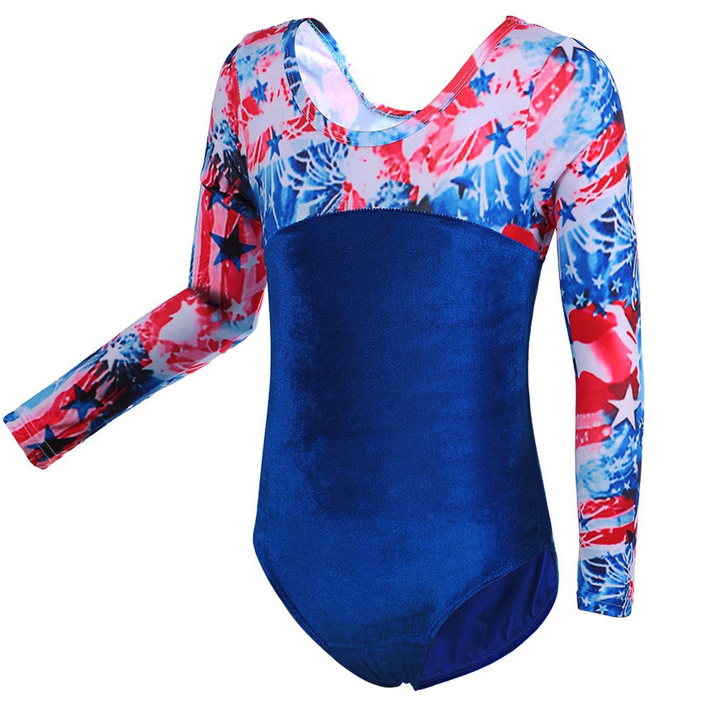 Fitness e palestra Huanqiue in velluto a maniche lunghe 3-14 anni body ...