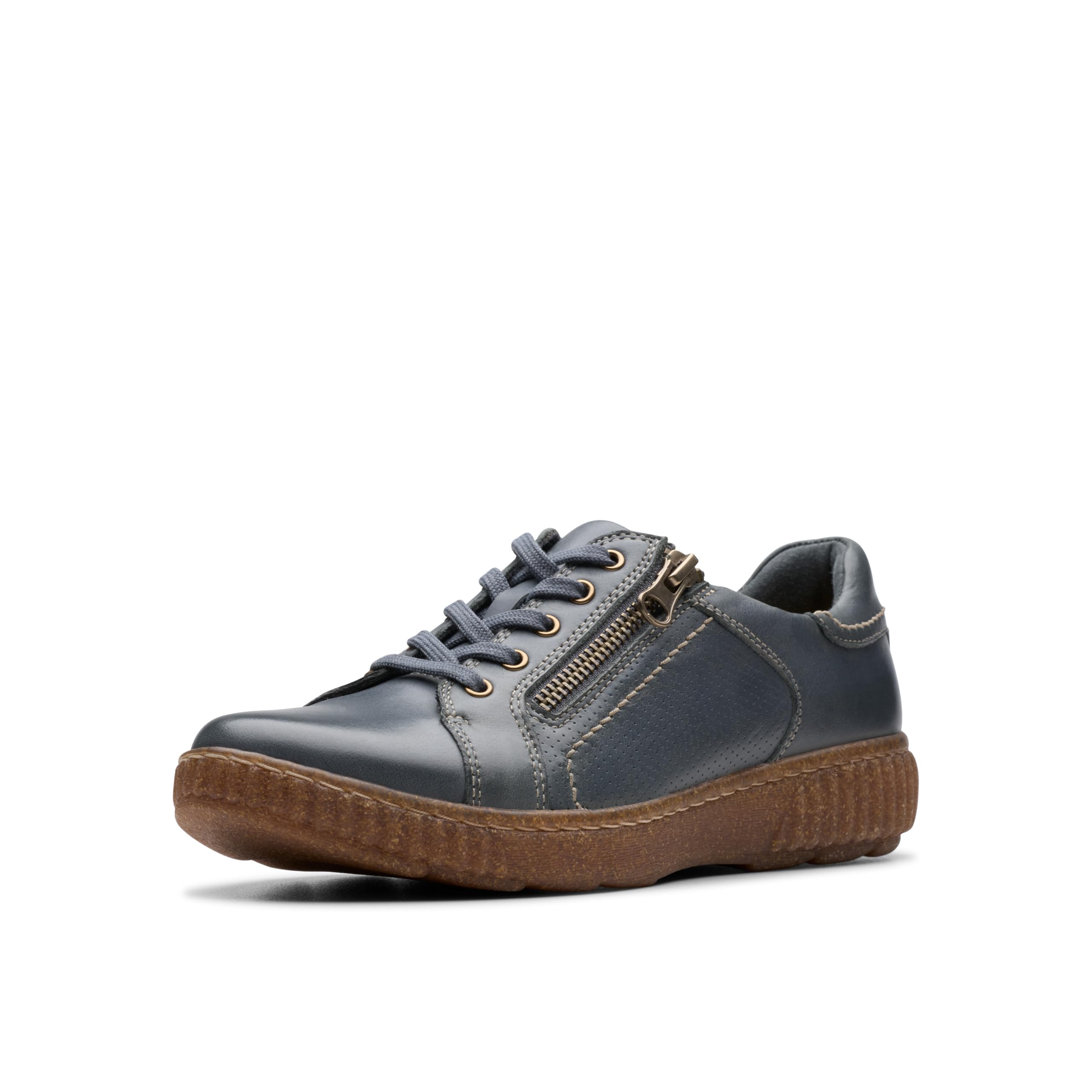 Clarks Women's Caroline Janna Sneaker, Dark Blue, 10 Wide for sale ...