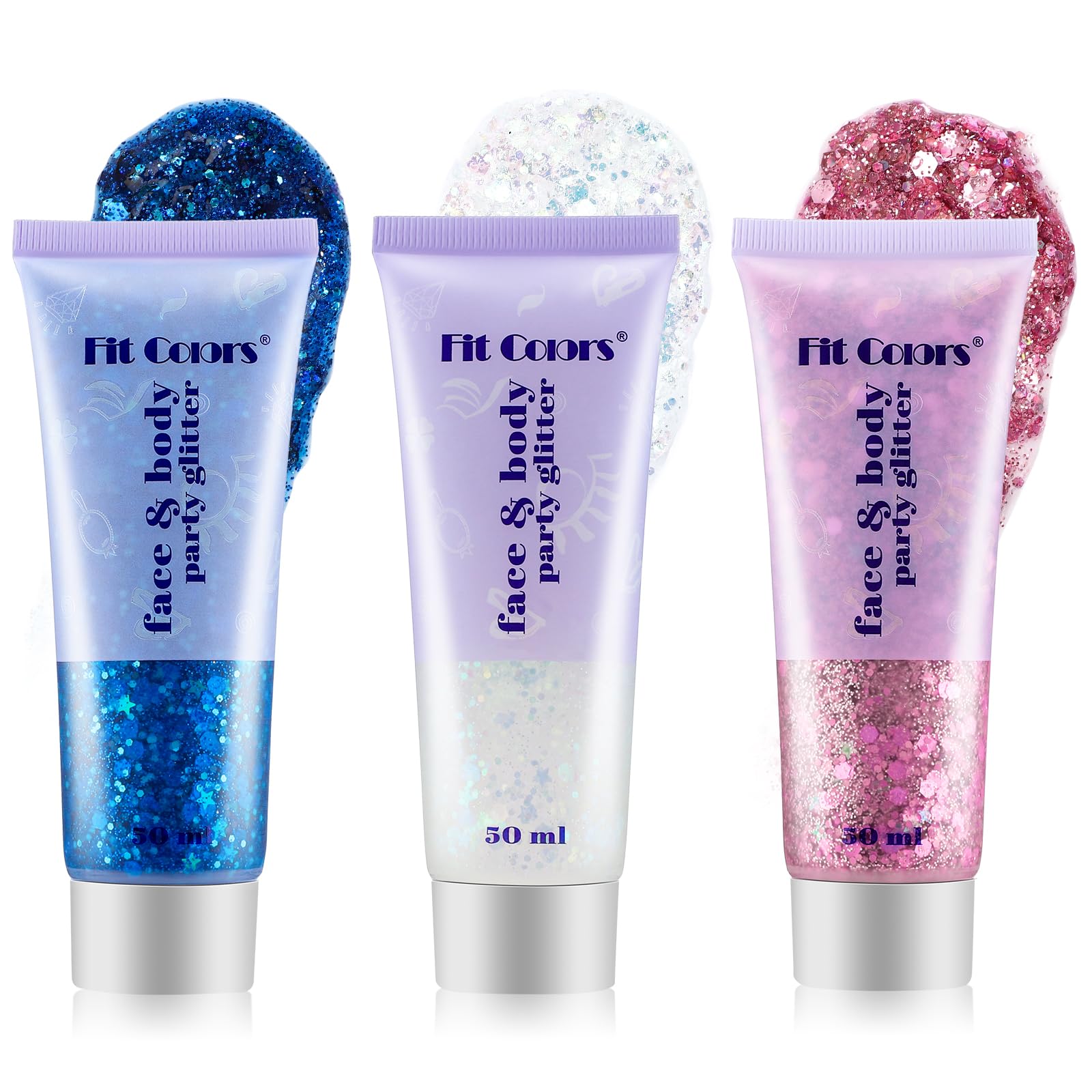 Glitter Makeup Body Glitter Face Paint Face Glitter Concert Face Makeup ...