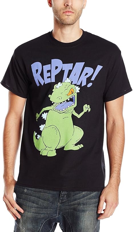 Amazon.com: Rugrats Men's Reptar T-Shirt: Clothing