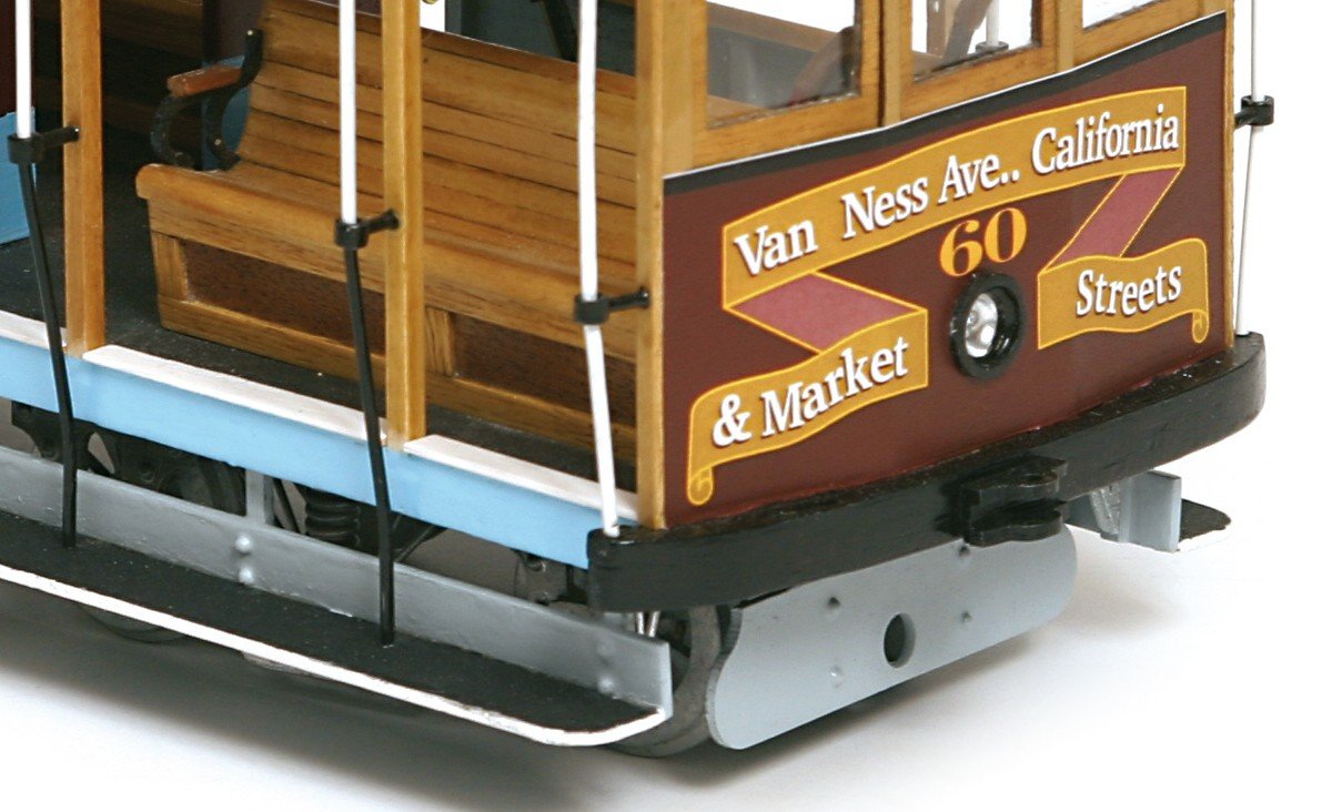 Street Car Wooden Model Kit Occre San Francisco No.60 Cable Car