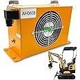 Amazon.com: AH0608T-CA 12VDC Hydraulic Air Cooler Fan 60L/Min Low Noise ...