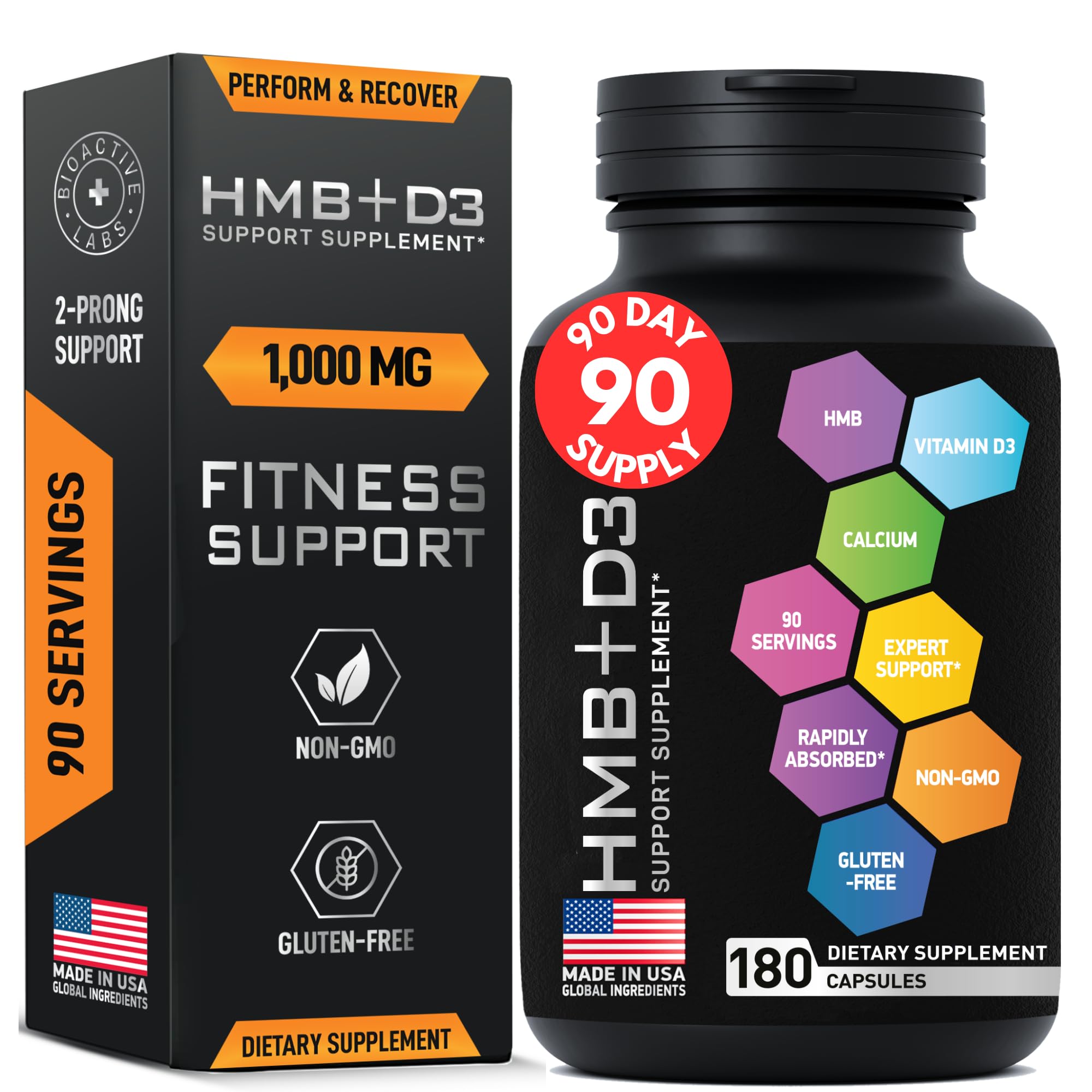 Mua HMB Supplements with Vitamin D3 - 1,000mg Calcium Beta-Hydroxy Beta ...