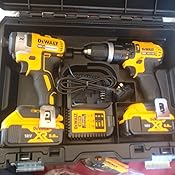 Dewalt DCK266P2T-GB XR Combi Drill and Impact Driver Brushless Kit in TSTAK Box, 1 W, 18 V ...