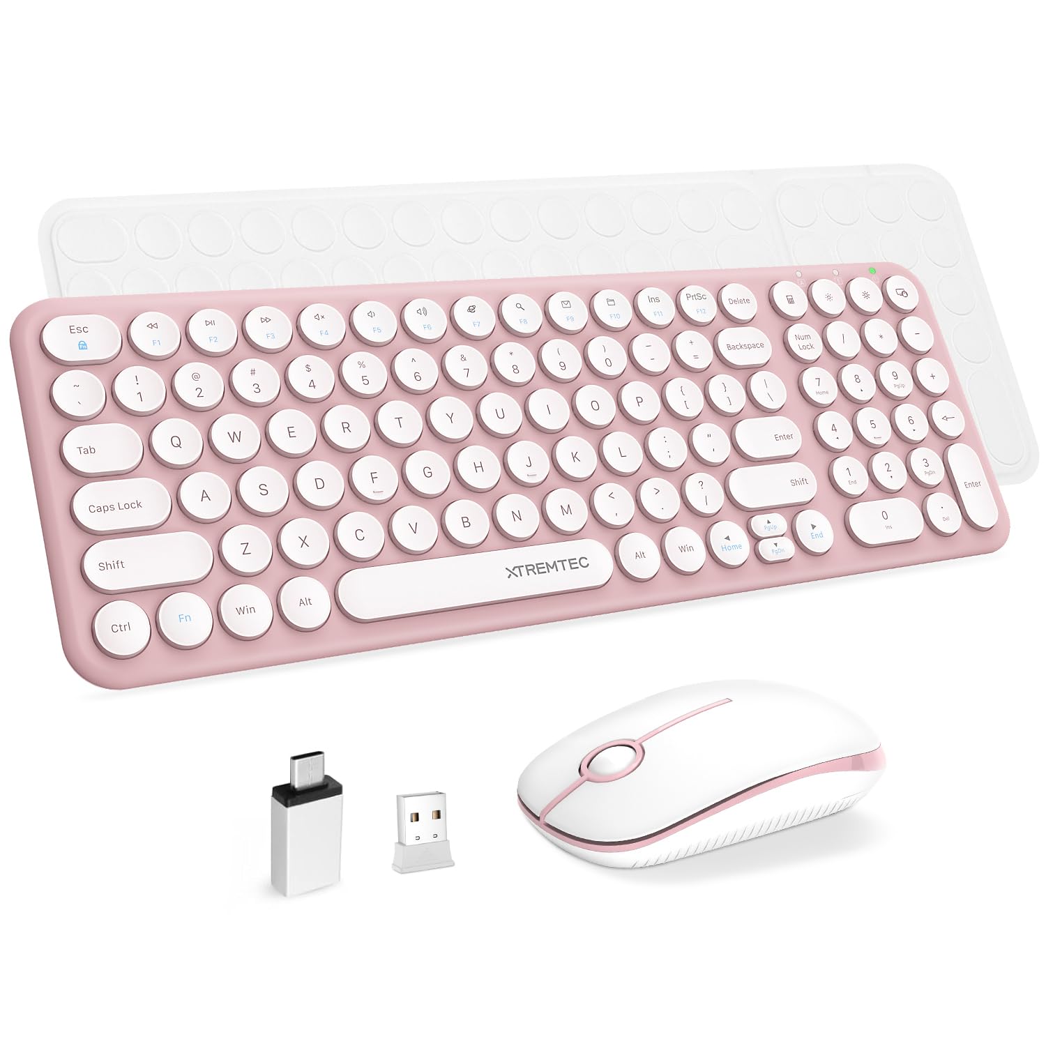 Mua Wireless Keyboard and Mouse Combo, XTREMTEC Cute Compact Keyboard ...