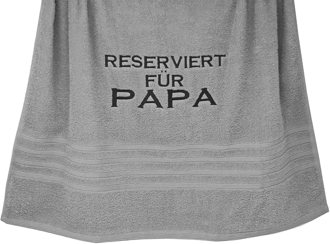 Amazon.de: Lashuma Geschenk für Papa, Handtuch Bestickt Reserviert für ...