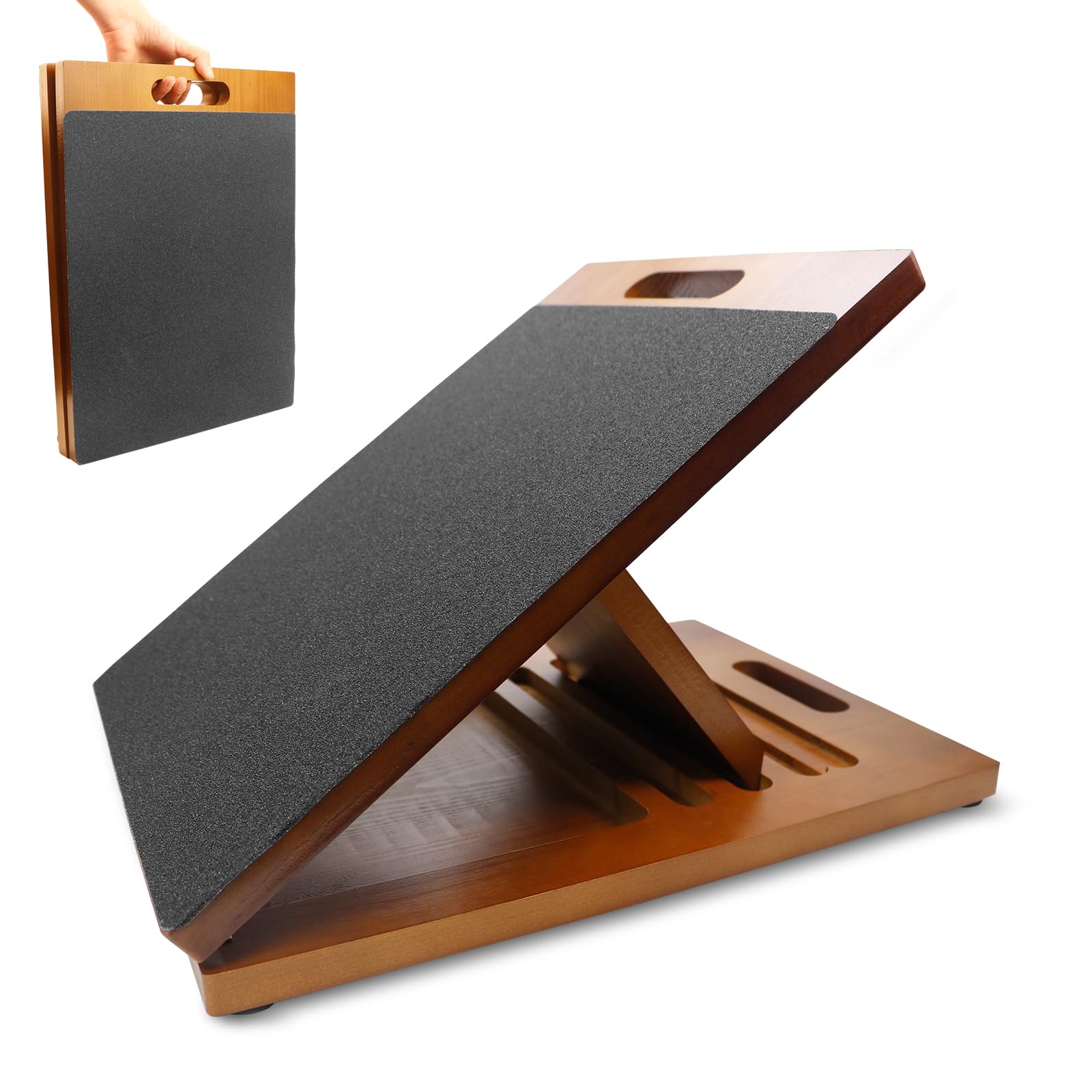 Slat Board for Calf Stretching, 5 Adjustment Modes Calf Stretcher Slat ...