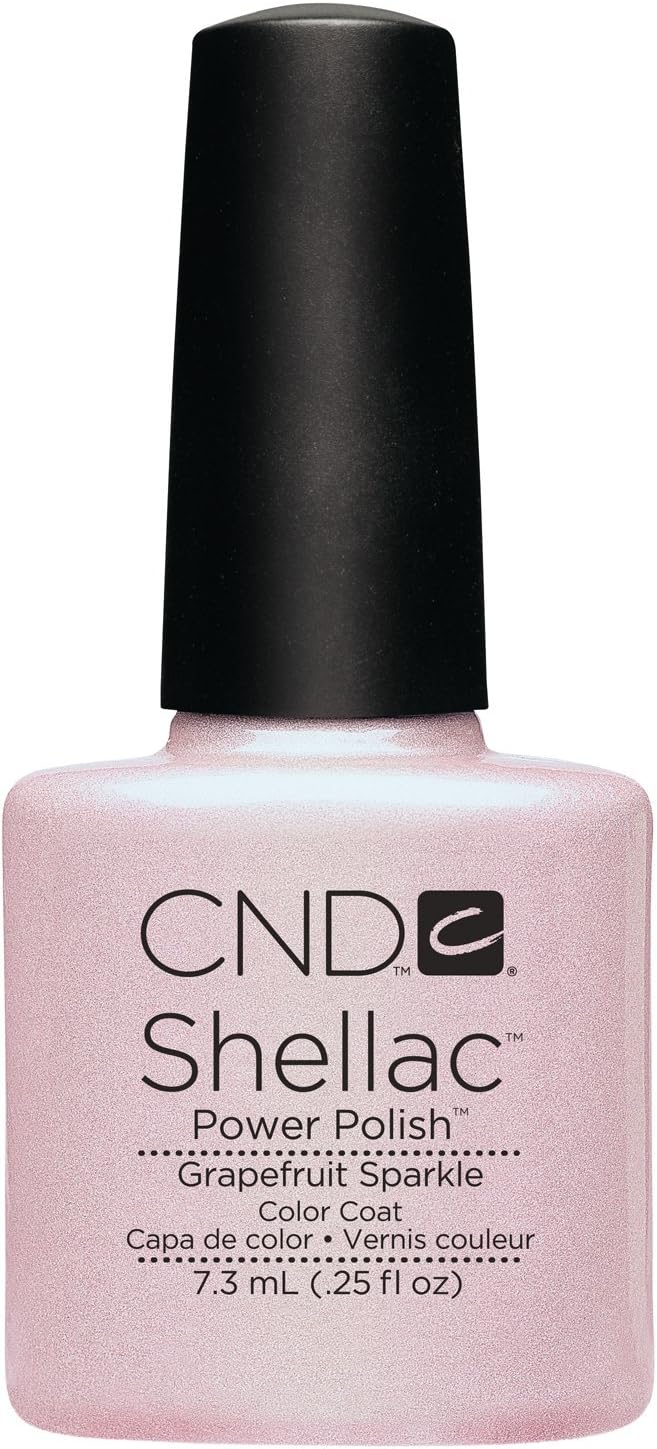 CND Shellac Esmalte de Uñas de Gel, Tono Grapefruit Sparkle: Amazon.es ...