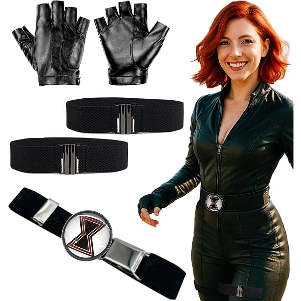 Avengers Black Widow Costume Belt Black Widow Seatbelt Belt