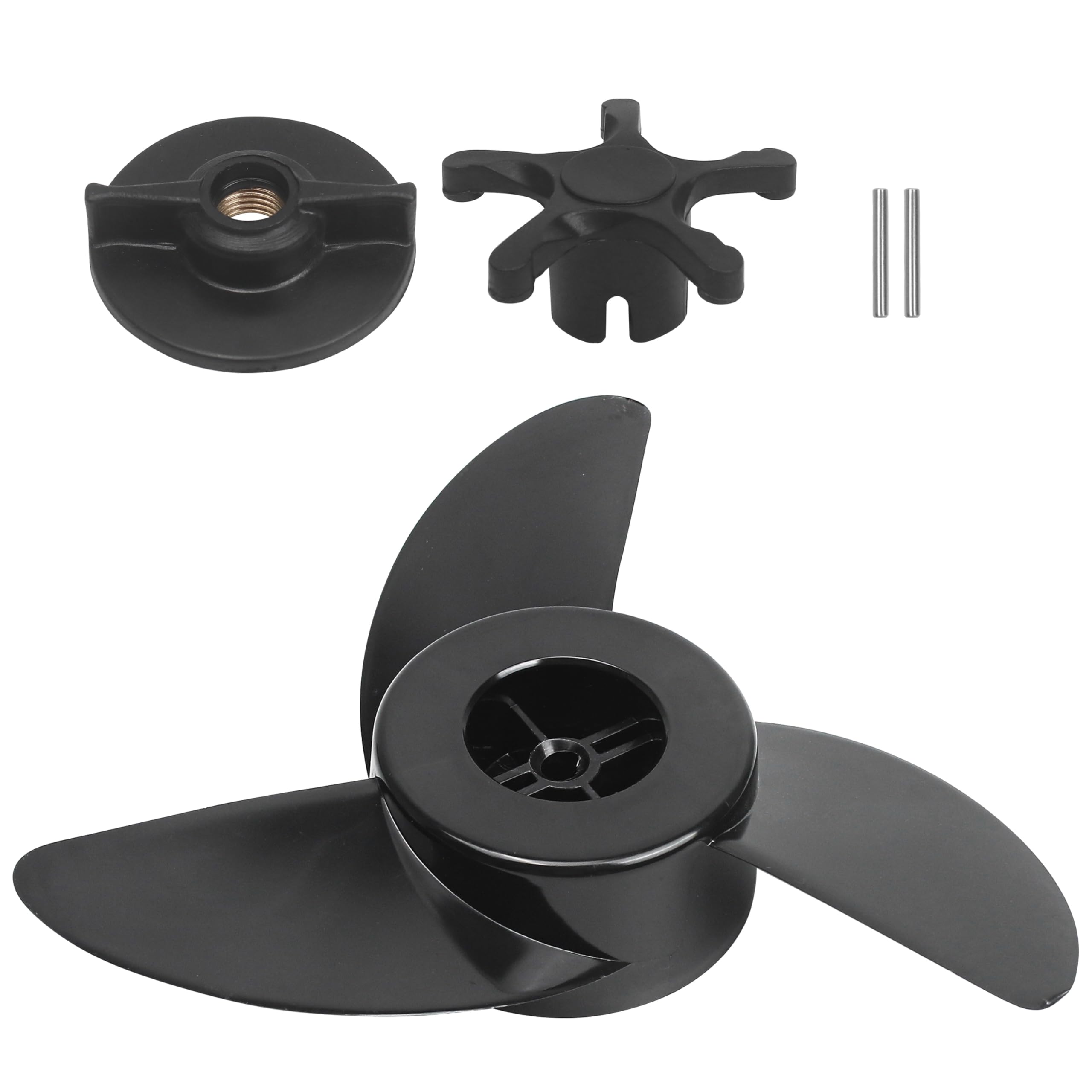 Trolling Motor Propeller 3 Blade Kit for Boats, Electric Prop Parts ...