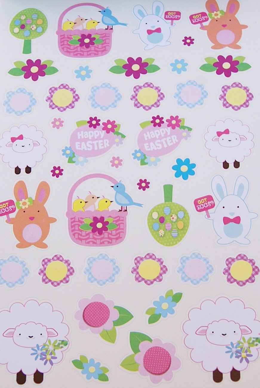 Toys Darice Easter Sticker Book Set Happy Easter and Hoppin Down the ...