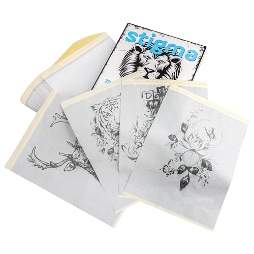A4 Size Tattoos 23 Sheets Tattoo Transfer Paper, 4 Layers Tattoo