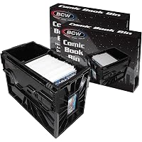 Amazon.com: BCW Short Comic Book Bin | Holds 150 Comics | Stackable ...
