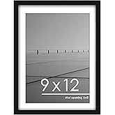 Amazon.com - Picrit 9x12 Picture Frame, Photo Frame for Wall Mounting ...