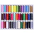 Amazon.com: WYDDDARY 39 Pcs 109 Yard Mixed Colors Polyester Spool ...