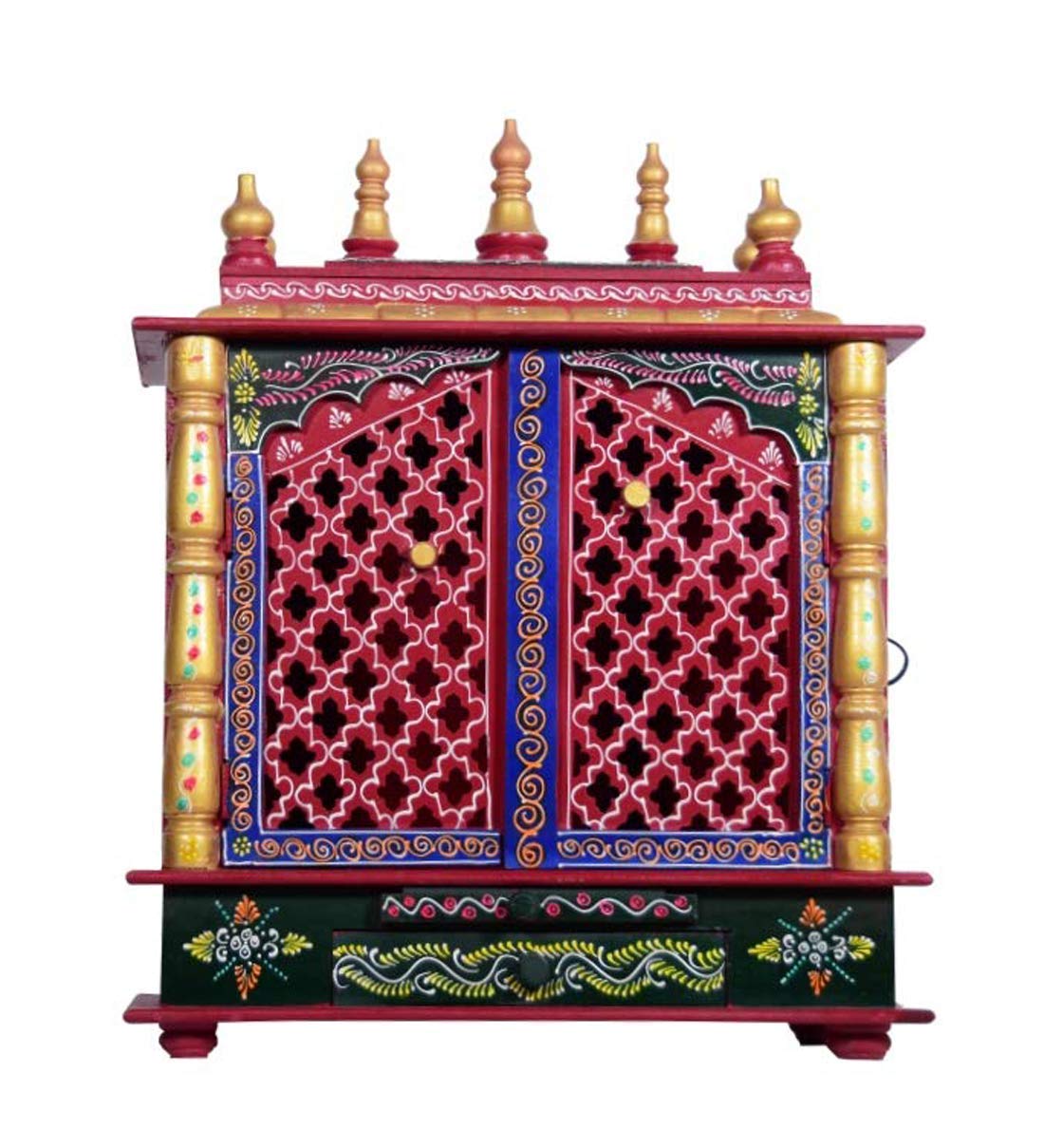 Buy Wooden Temple/Home Temple/puja mandir/Wooden Temple/Temple for Home ...