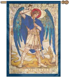 Amazon.com : Archangel Michael Welcome Garden Flag Yard Flag Family ...
