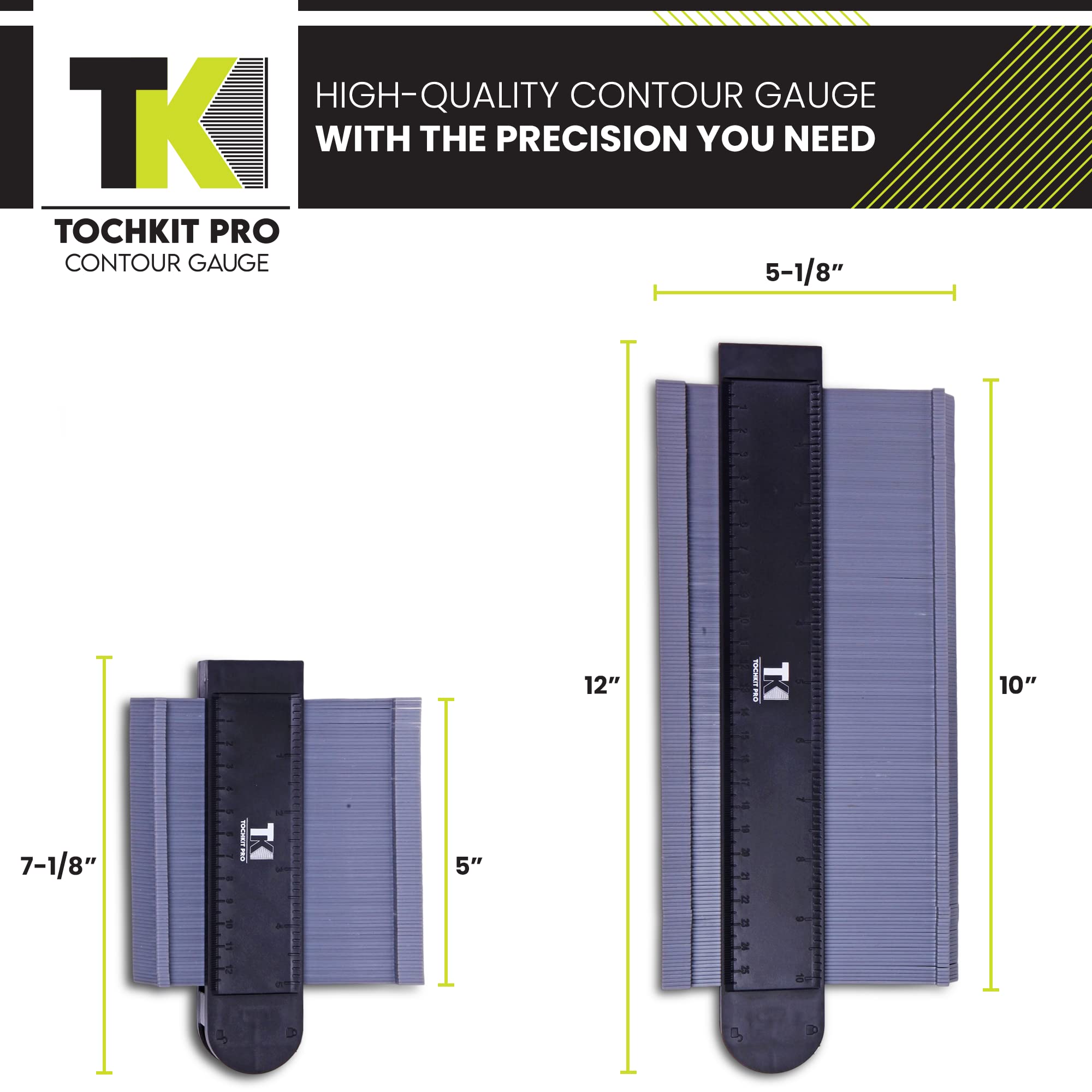 Mua TOCHKIT PRO - 2 in 1 Contour Gauge - Angle Measuring Tool - Super ...