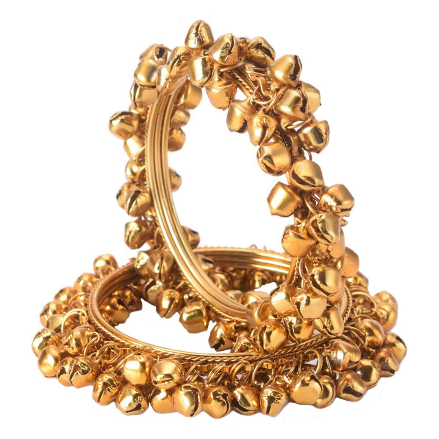 Buy iotindia Women's Beautiful Ghungroo Bangles with Small Bells for ...