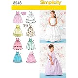 Amazon.com: Simplicity Sewing Pattern 4764 Child Special Occasion ...