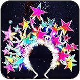 GORTIN Light up Headband LED Glowing Headboiece Rave Costume Headwear ...