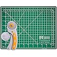 Amazon.com: WA Portman Self Healing Cutting Mat and Rotary Cutter Set - 9x12 Inch Rotary Cutter ...