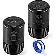 Enhon 2 Pcs 1-1/2 Inch NPT ABS in Line Vent, Diaphragm RV Air ...