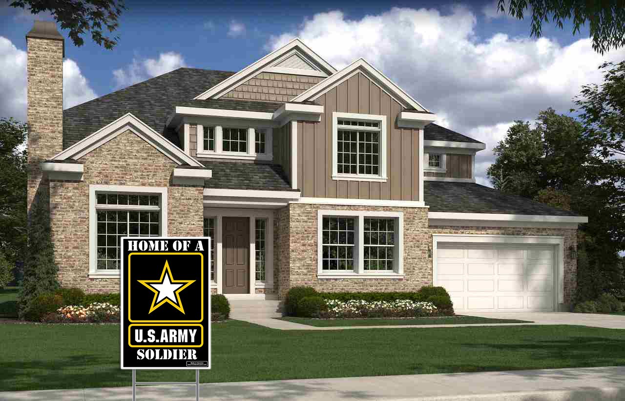 Home of a US Army Soldier Outdoor Star 12 x 18 Yard Sign Lawn Sign w ...