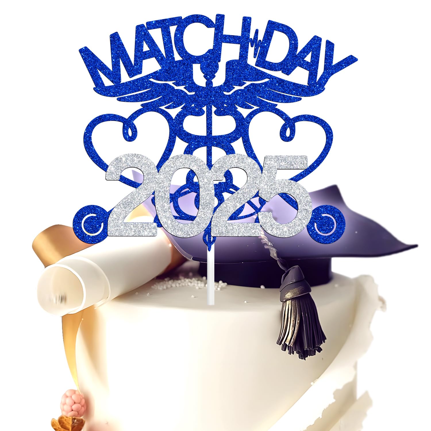 Happy Match Day 2025 Cake Topper, It's A Match, Congrats on Matching ...
