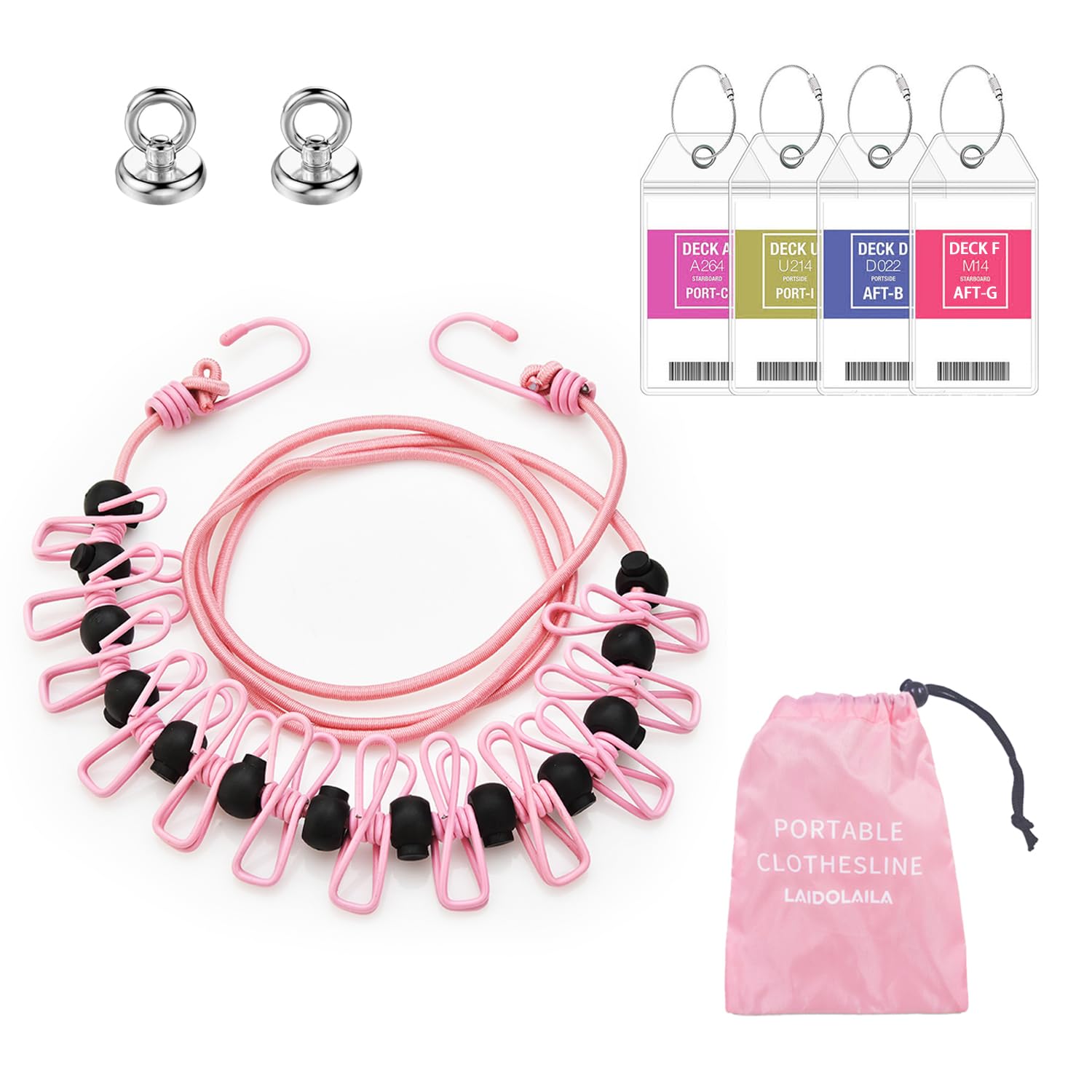 Magnetic Retractable Clothes Line for Cabin - Approved 2025 Cruise ...