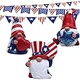 Amazon.com: Hodao 4th of July Gnomes 2.25" Inch Patriotic Gnome Resin Scandinavian Figurines for ...