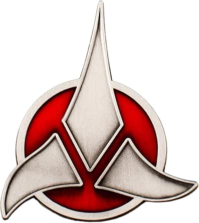 Amazon.com: Quantum Mechanix Star Trek: Klingon Emblem Badge: Toys & Games