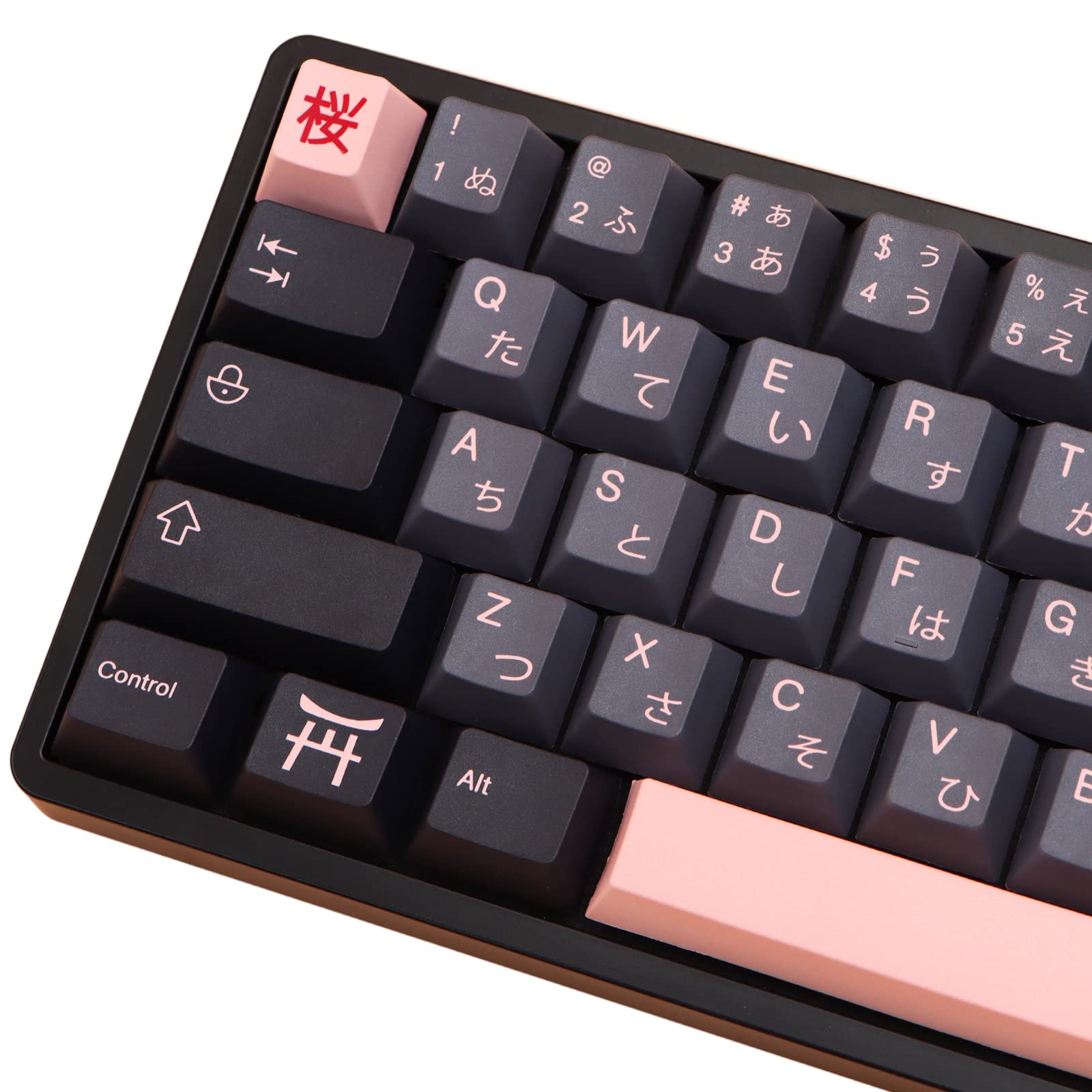 Mua MOLGRIA Keycaps 136 Set Night Sakura for Full Sized Keyboard, Custom PBT Cherry Profile Key ...