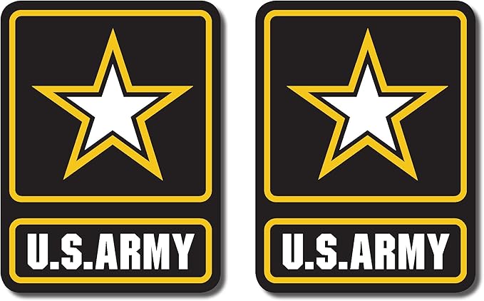 Amazon.com: US Army Star USA white gloss high grade vinyl bumper ...