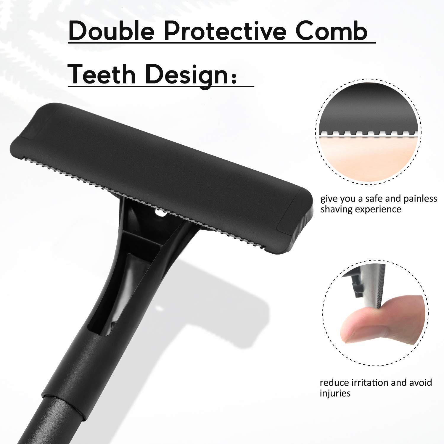 EASACE Back Shaver Back Hair Removal for Men, Back Groomer with Long ...