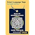 Amazon.com | Smart Luggage Tags | Privacy QR Code Luggage Tag Keeps ...