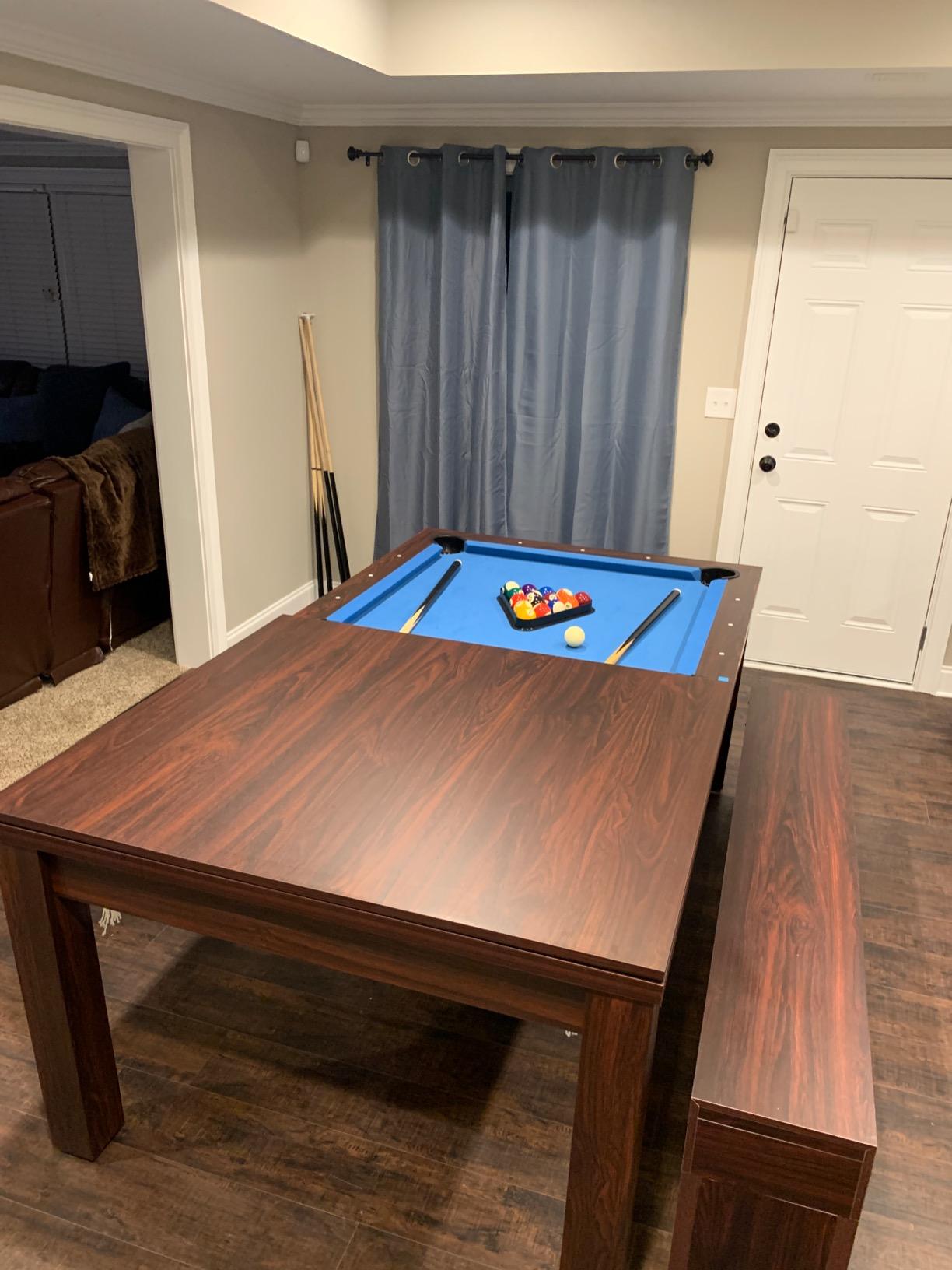 $104/mo - Finance simba usa 7Ft Pool Table Billiard Blue Became a ...