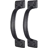 Amazon.com: Voilamart 10" Gate Pull Handle, Pack of 2 Black Cast Iron ...