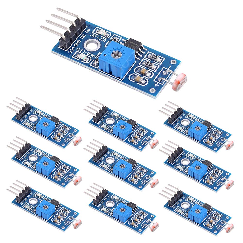 Buy WayinTop 10pcs Photosensitive Resistance Sensor Module Digital ...
