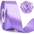 Amazon.com: Mauproy 1-1/2 Inch Wide Lavender Purple Satin Ribbon, 50 ...