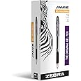 Zebra Pen Jimnie Roller Ball Stick Gel Pen, Medium Point, 0.7mm, Black ...