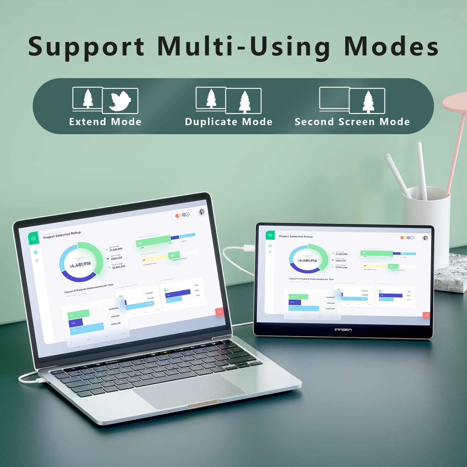 Mua INNOCN 13.3-Inch OLED Portable Laptop Monitor HDR USB C Mini HDMI ...