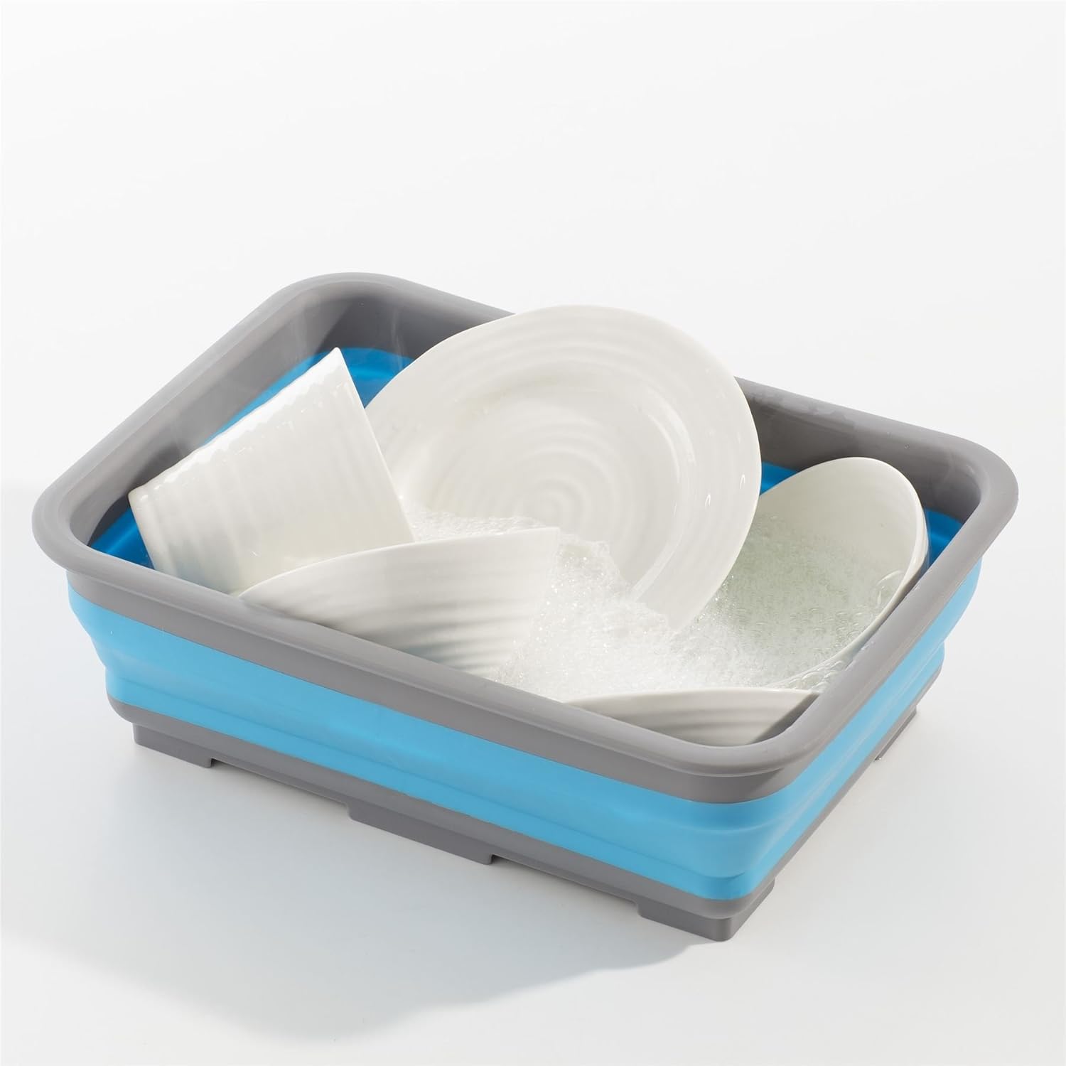 Sohler Collapsible Washing Up Cleaning Bowl Dish Tub Folding Space ...