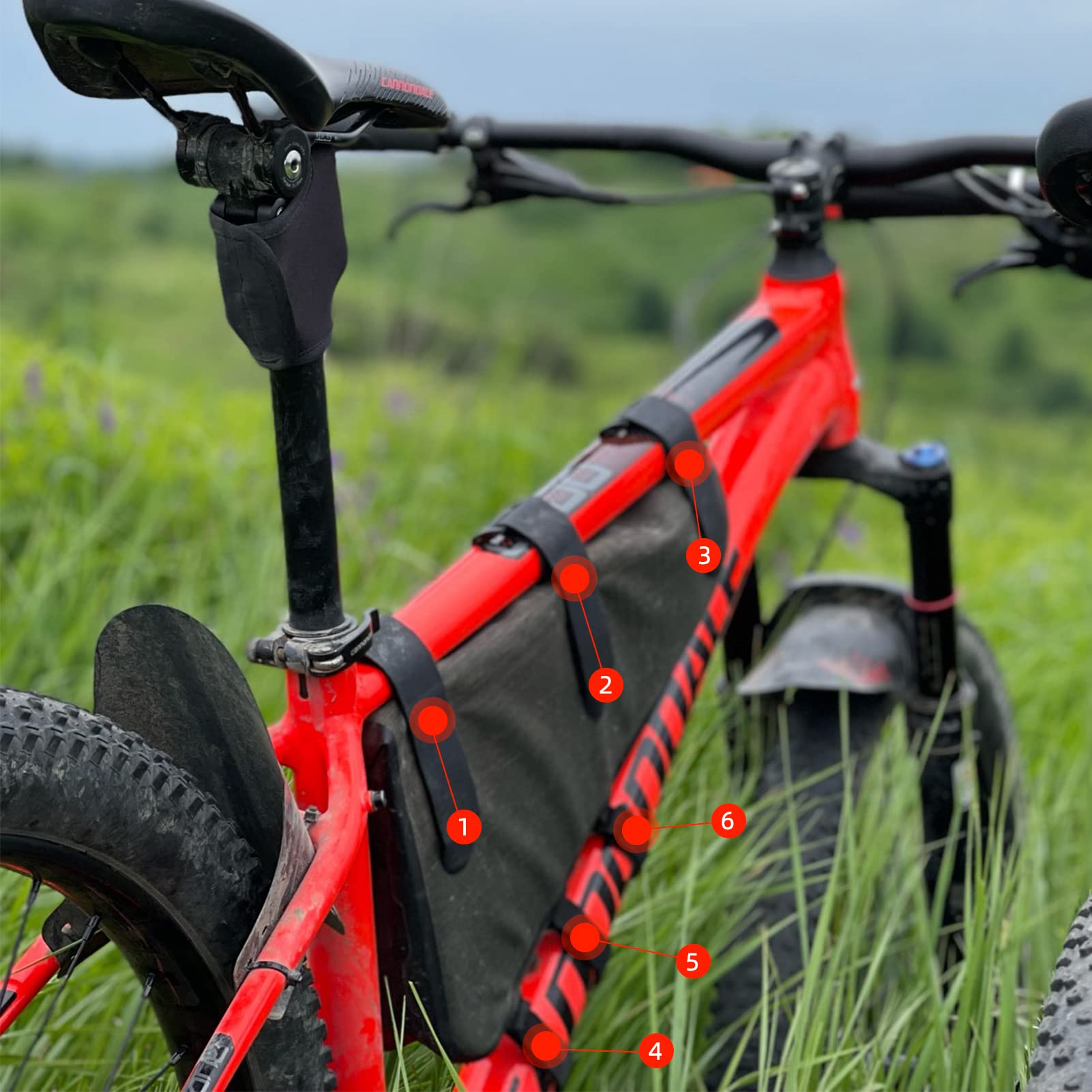 Mua ROCKBROS 8L Bike Bicycle Frame Bag Waterproof Bikepacking Bike Bag ...