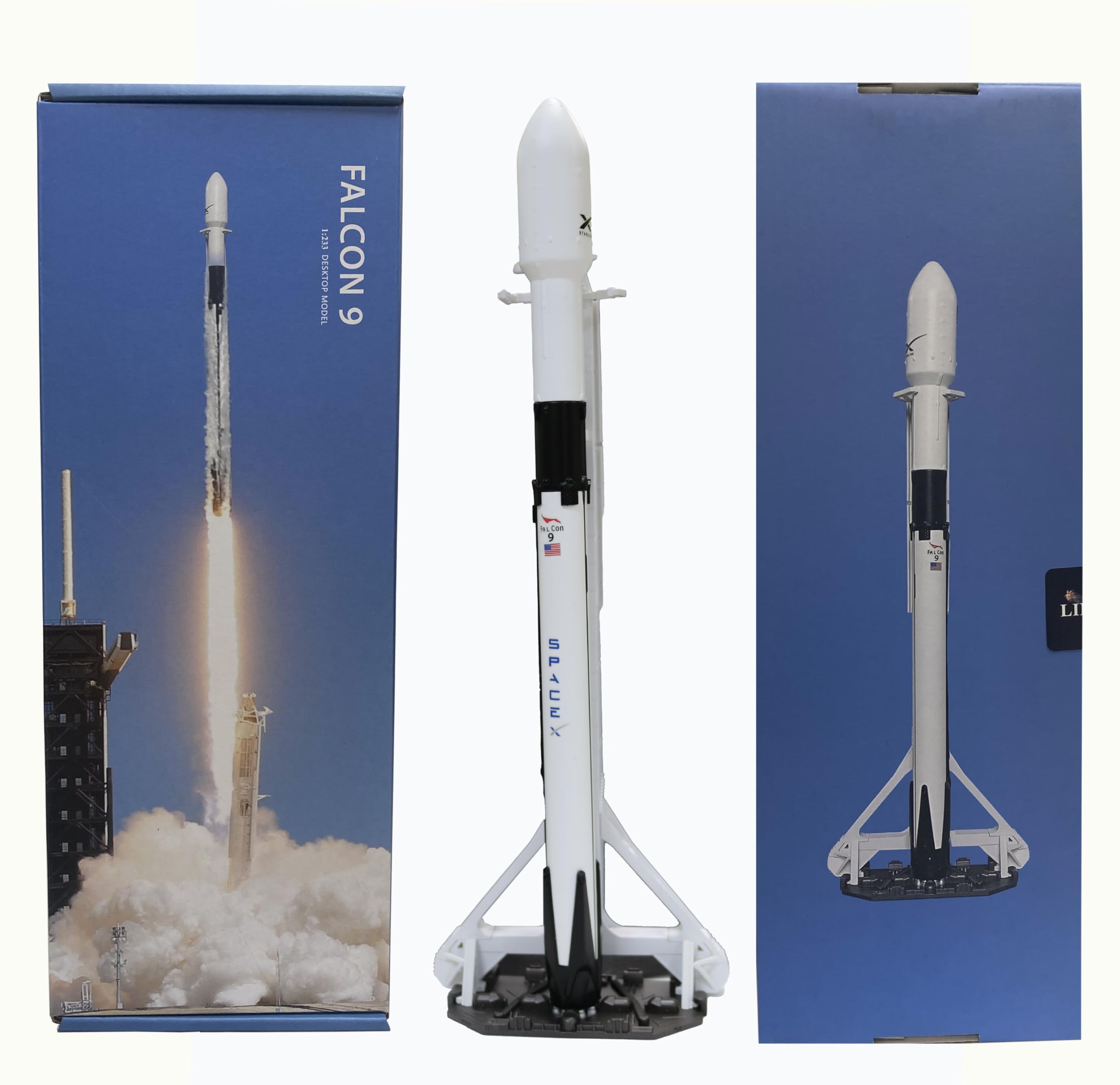 wltk SpaceX Falcon 9 STRONGBACK 1/233 Diecast Rocket Model Set for sale ...