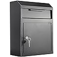 Amazon.com: Extra Large Metal Wall Mount Locking Deposit Drop Box Safe ...