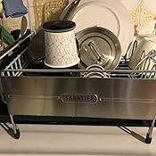 Sabatier 5199813 Expandable Stainless Steel Dish Rack with Rust ...